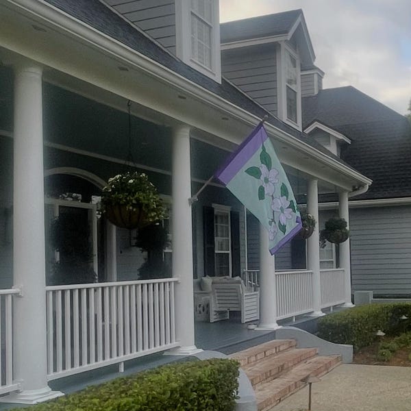 New Valentine's Flag -large House Flag, Custom House Flag, Monogram ...