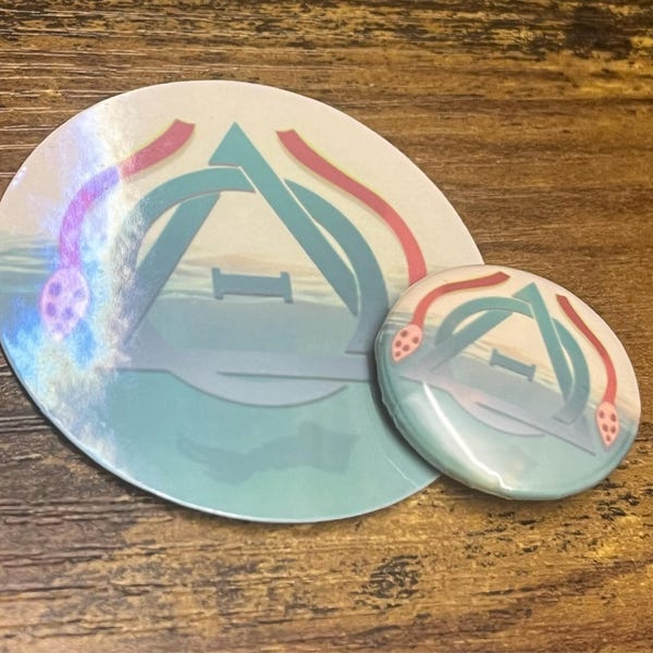 Therian otherkin Sticker & Pins: Handgemachte wasserfeste Theriotypie ...