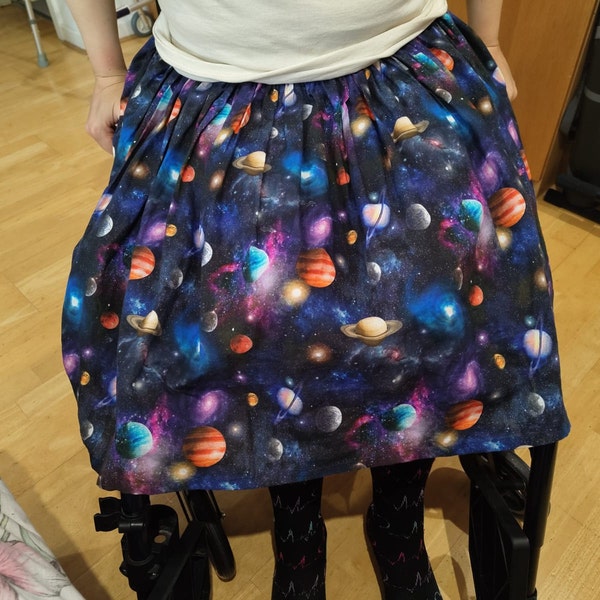 Planets Skirt, Space Skirt, Womans Planets Skirt, Womans Space Skirt ...