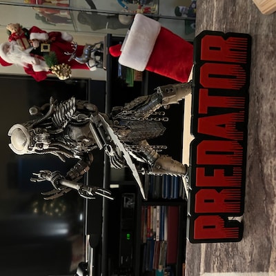 Large Eerie Spooky LED Lightup Signs LED Enclosure Stylized Spooky ...