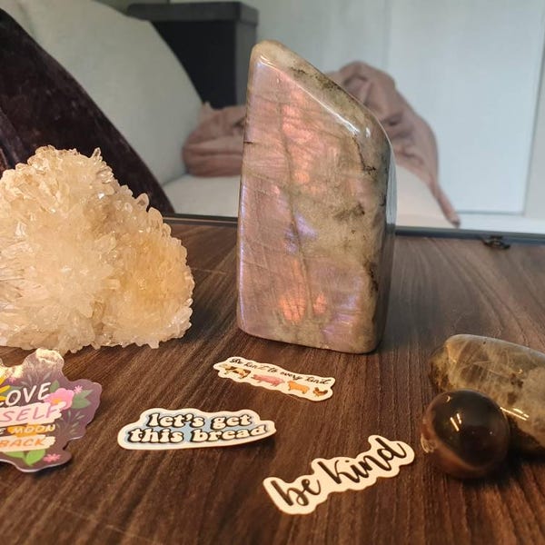 Mini Garden Quartz Nine Tails Fox, Mini Quartz, Fox Crystal Figurine ...