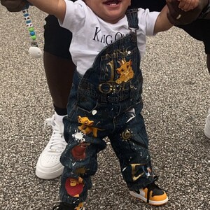 Girls TWO Fast Custom Personalized Character Denim Overalls, Overall ...