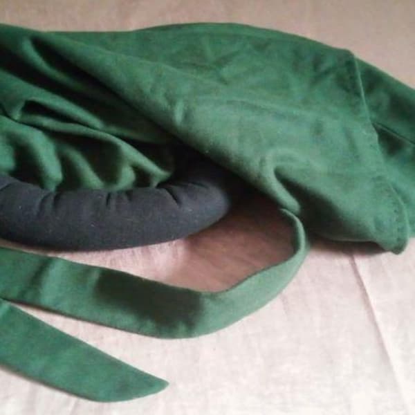 Medieval Veil 100% Silk With Freshwater Pearls Oval Veil With Fillet ...