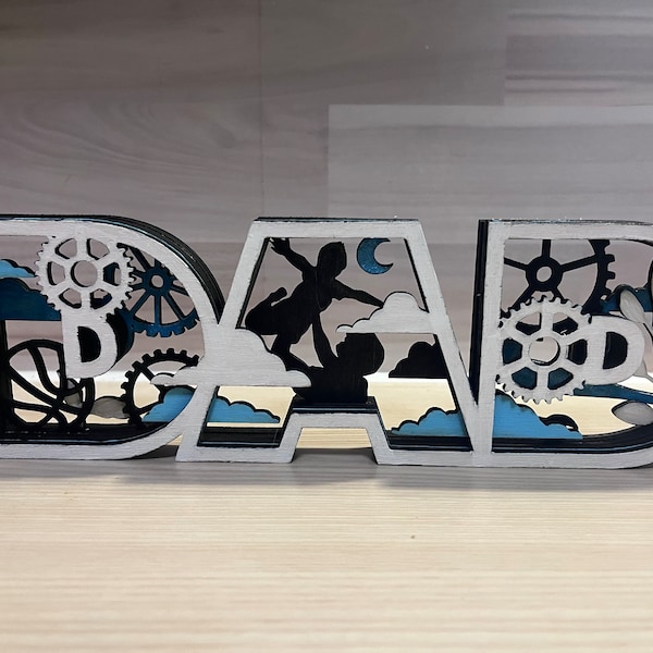 MOM DAD Laser File Mother's Day Laser Cut Files Father's Day Svg Laser ...