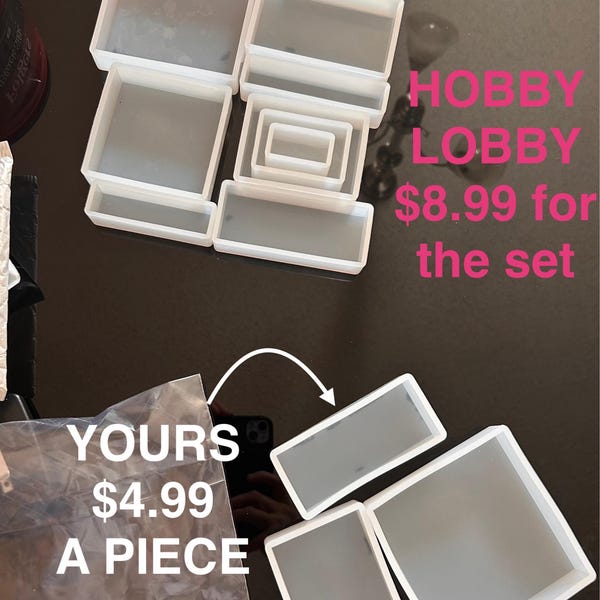 Large Size Rectangular/square Shape Silicon Mold- DIY Silicone Mold ...