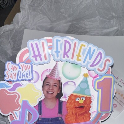 Ms Rachel Custom Cake Topper / Ms Rachel Centerpiece / Birthday Party ...