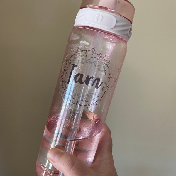 I Am Sticker, Affirmation Stickers, Clear Laptop Sticker, Water Bottle ...