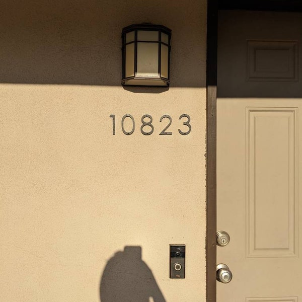 3 Inch Modern House Numbers Letters - Etsy