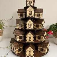 Laser Svg Christmas Advent Calendar Laser Cut File, Christmas Laser ...