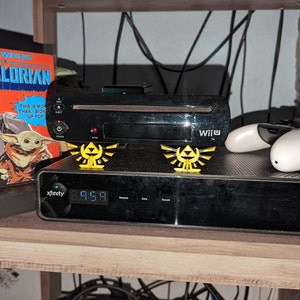 Nintendo Wii U Horizontal Display Stand With Nintendo Logo 3D Printed ...