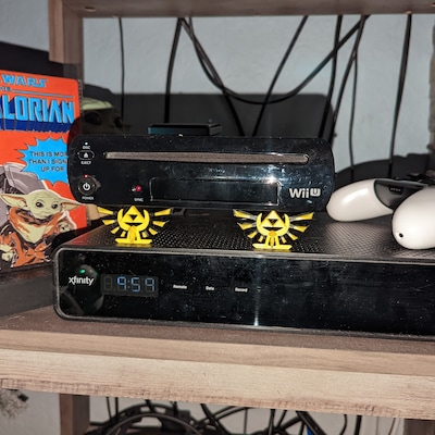 Nintendo Wii U Horizontal Display Stand With Nintendo Logo 3D Printed ...