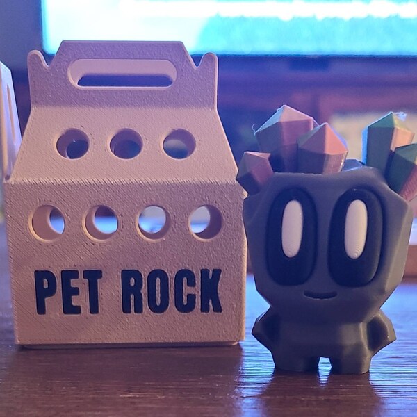 Pet Rock - 3D Printed Nostalgic Toys for Kids - Old School Best Friend ...