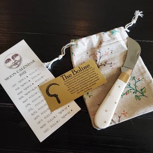 Hand BOLINE Bolline Sickle Herbalist Tool Druidic Ritual Druid ...