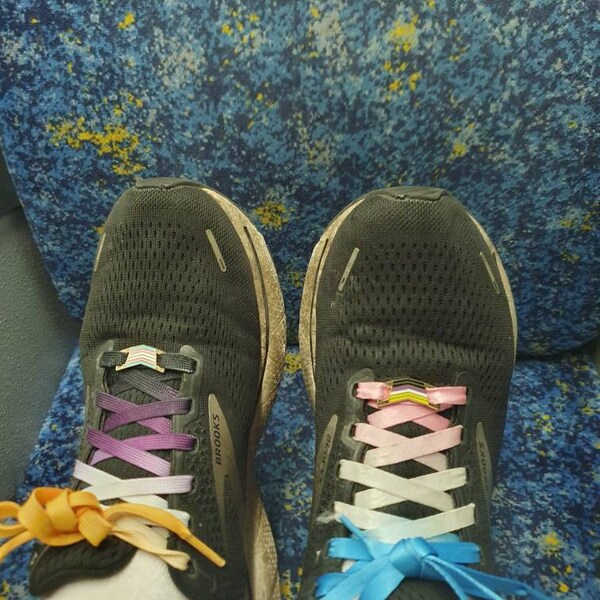 Non-binary Lace Locks — Subtle Pride Shoelace Shoe Charm Agender ...