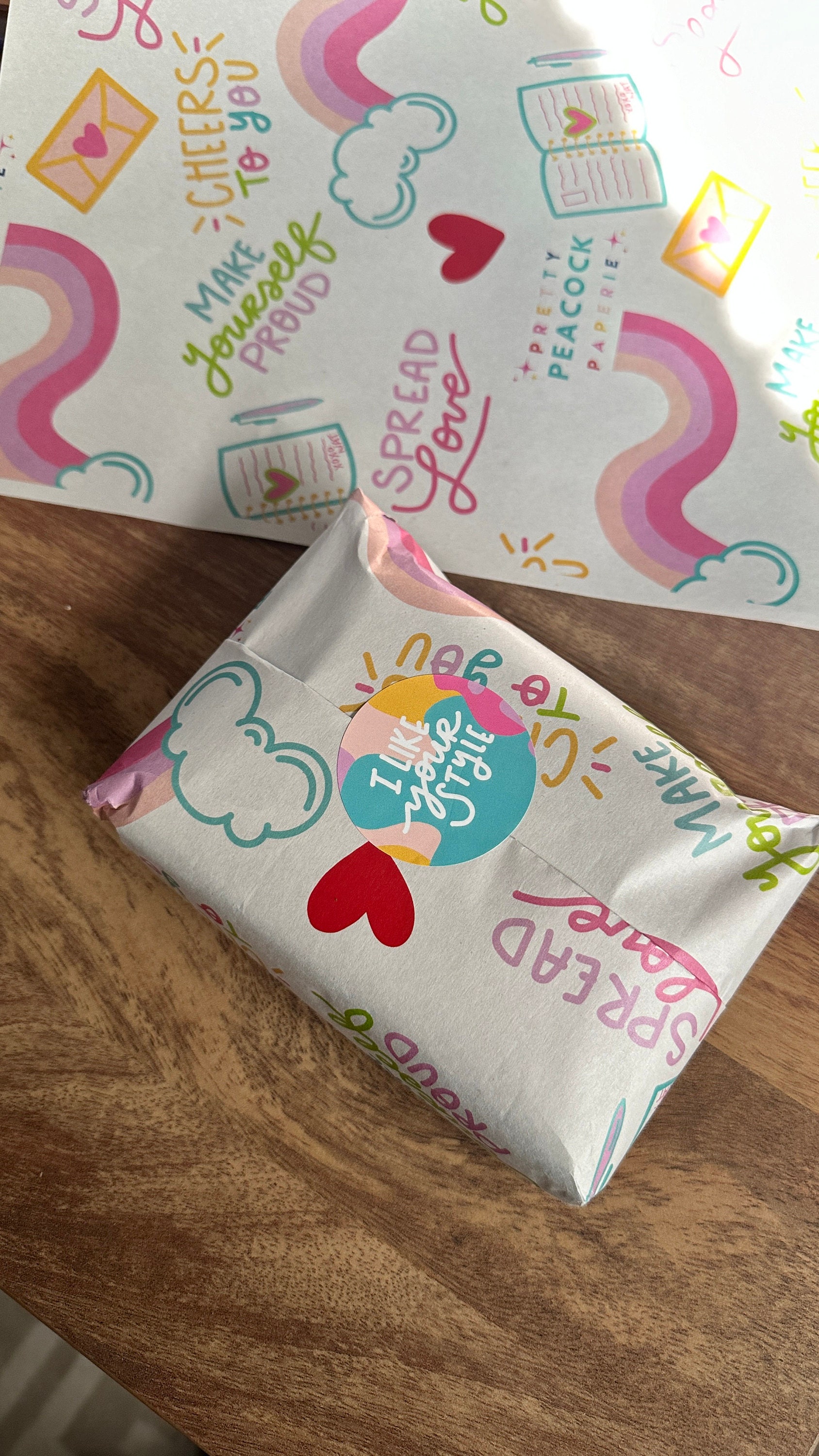 Custom Tissue Paper, Branded Tissue Paper, Full Color Tissue Paper ...