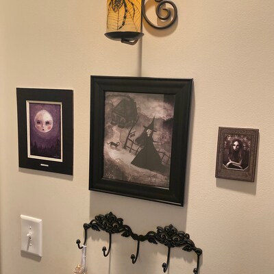 When a Witch Goes off to Work 8x10 Print of an Original Painting by ...