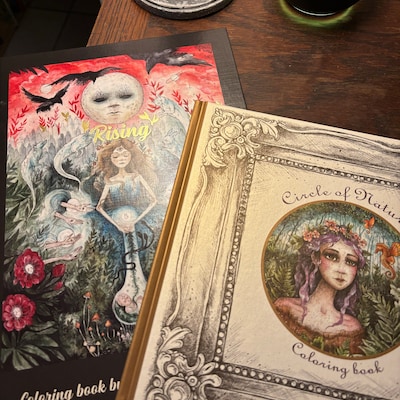 The Conjuring A4 Digital Coloring Page by Karolina Kubikowska - Etsy