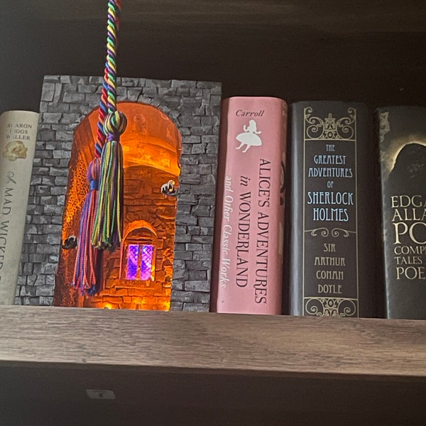 Library Diorama, Room Book Nook Kit, Book Nook Inserts, Book Shelf ...