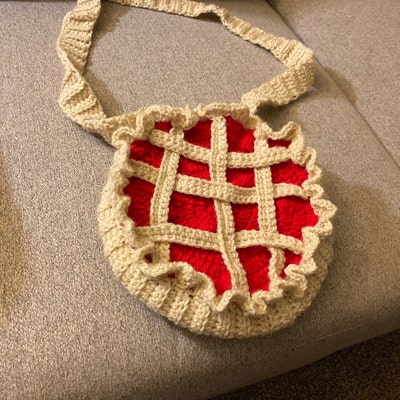 Cherry Pie Purse Crochet Pattern Cottagecore Nature Woodland - Etsy
