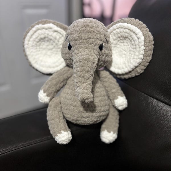Crochet PATTERN Elephant, Amigurumi Tutorial PDF in English, Amigurumi ...