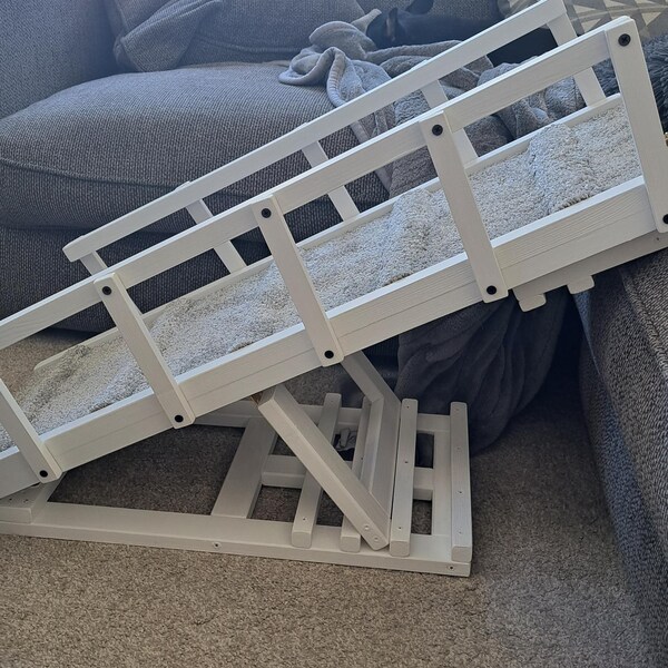 Pet Ramp With Foldable Rails | Extra Front Rail - Etsy