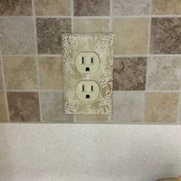 Black and White Toile Floral Ceramic Wall Tiles Backsplash Kitchen Tile ...