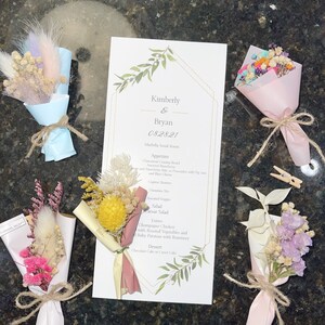 Nano Dried Flower Bouquet Flower Gift Set a Set of Mini - Etsy