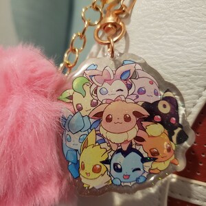 Eevee Evolution Charms 2 Inch Clear Acrylic - Etsy