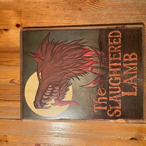 The Slaughtered Lamb Sign Inspired by an American Werewolf in London ...