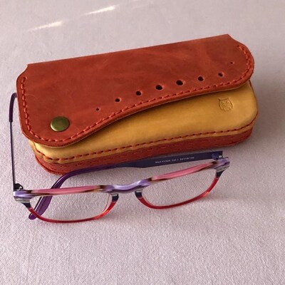 Sunglasses Case Pattern Glasses Case Pattern Leather DIY PDF Download ...