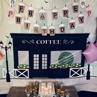 Frappe Birthday Banner INSTANT DOWNLOAD / Coffee Birthday / - Etsy UK