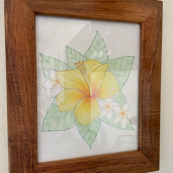 Solid Hawaiian Koa Wood Picture Frames - Etsy