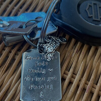 Personalized Lineman Keychain, Lineman Be Safe Keychain, Always Come ...