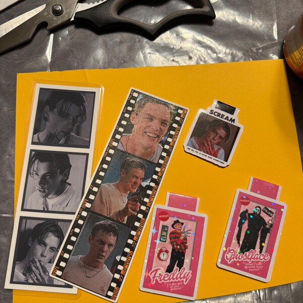 Billy Loomis Magnetic Bookmark| Ghostface | Scream Movie Bookmarks ...