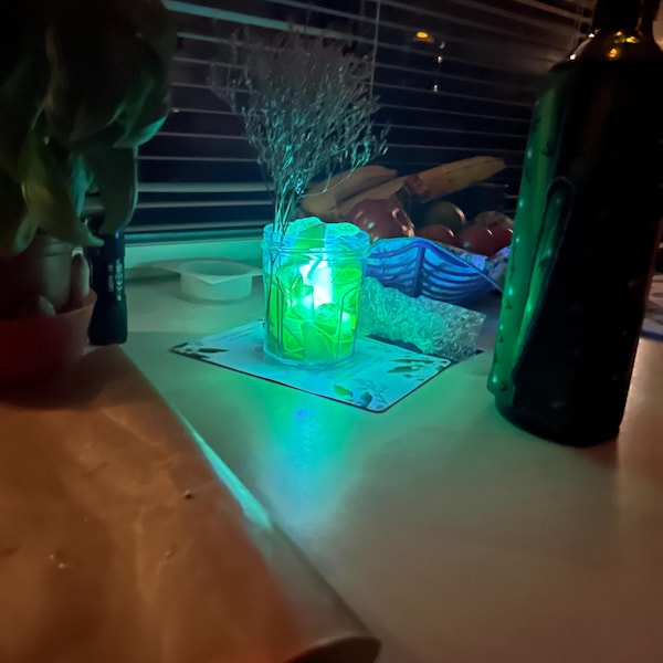 Blacklight UV LED Light Pod Single Color Blue Red Ultraviolet Portable ...