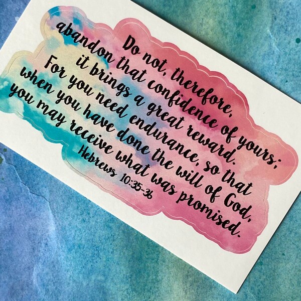 Purple Bible Verse Sticker Pack - Etsy