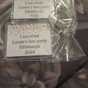 Personalised Lanyard Badge / Card, Hen Night, Birthday Party, VIP Pass ...