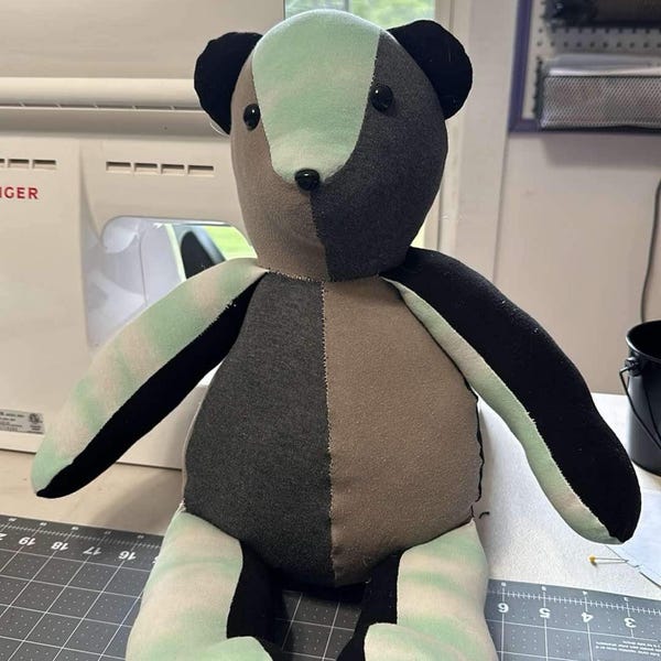 Memory Bear Pattern VIDEO Tutorial All Sizes Included, Keepsake Bear - Etsy