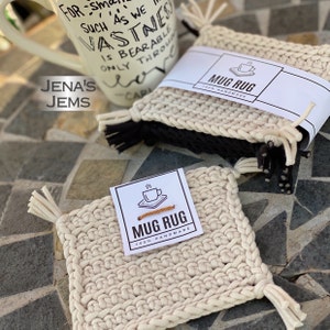 PRINTABLE Mug Rug Tags Wrap Labels Downloadable PDF. DIY Product Tags ...