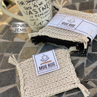 PRINTABLE Mug Rug Tags Wrap Labels Downloadable PDF. DIY Product Tags ...