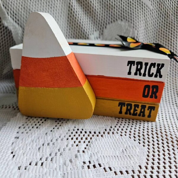 Set of 6 Unfinished Wood Candy Corn Cut Outs / Fall Decor / Candy Corn ...