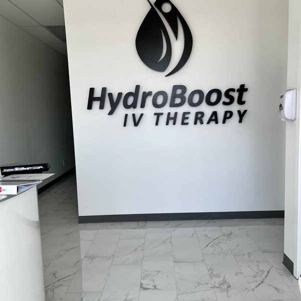 Company Custom Sign, Office Sign for Wall, Spa Signs, Custom 3d Logo ...