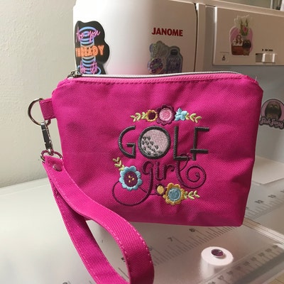 Golf Girl Machine Embroidery Design 4x4 5x7 6x10 8x8 Sizes Golf ...