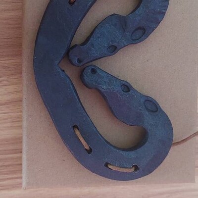 Hand Forged Wizard Face / Gnome Hooks / Blacksmith - Etsy