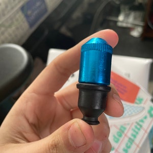 Sneak A Toke Smokeless Tobacco Pipe Aluminum Bullet One Hitter W/ 5 ...