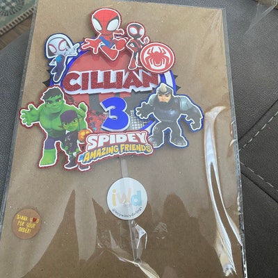 Avengers 3D Shaker Cake Topper - Etsy