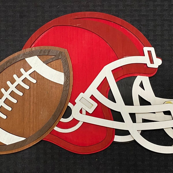 C115-football - Scroll Saw Pattern (pdf, Dxf, Svg, Eps) - Etsy