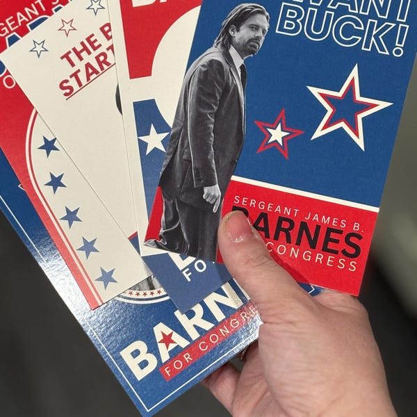 Bucky Barnes for Congress Stickers (set of 3!) - Etsy