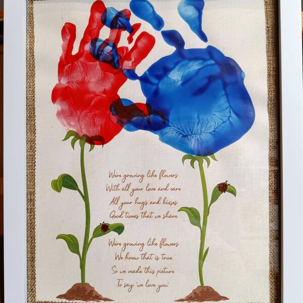 I'm Growing Like a Flower / Hand Handprint Art / Kids Baby Toddler ...