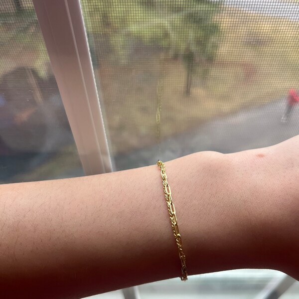 Two Delicate Bracelets Set, Dainty Bracelet Set, Two Minimalist ...